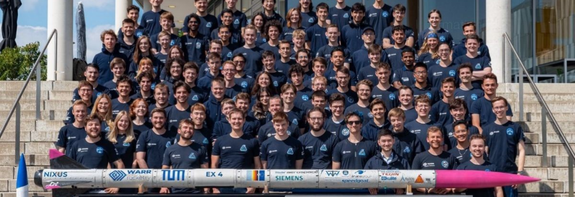 TUM rocketry group “WARR” supported by Siemens